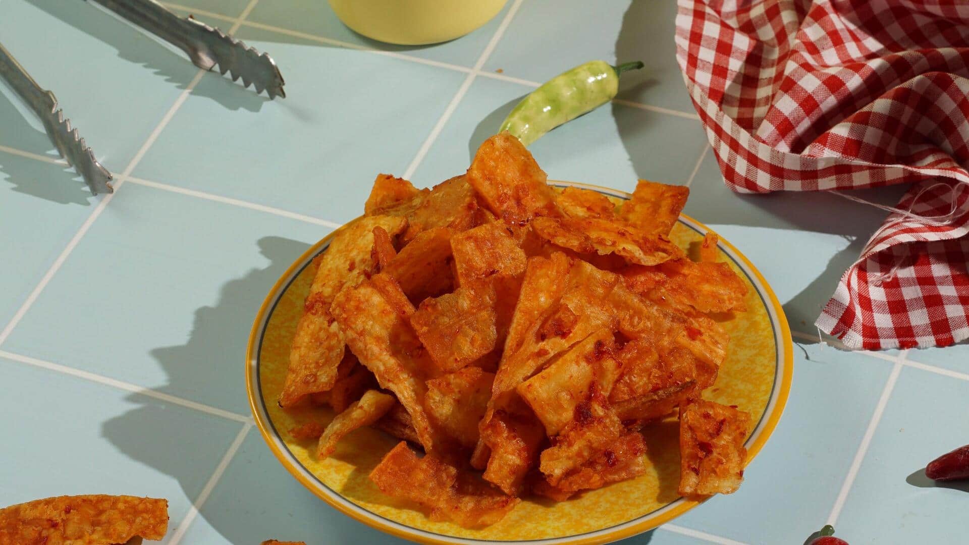 These Japanese rice crackers are full of flavor