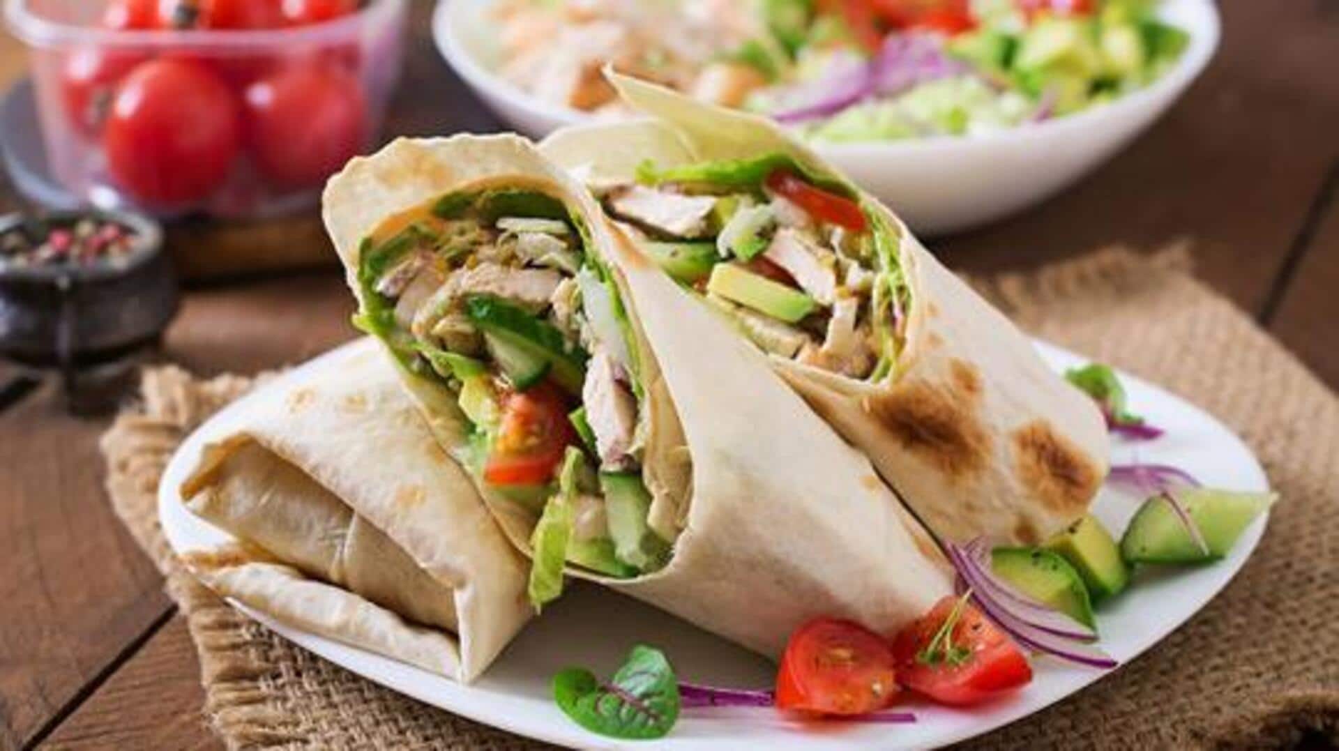 This granola wrap can be prepared in under 5 minutes
