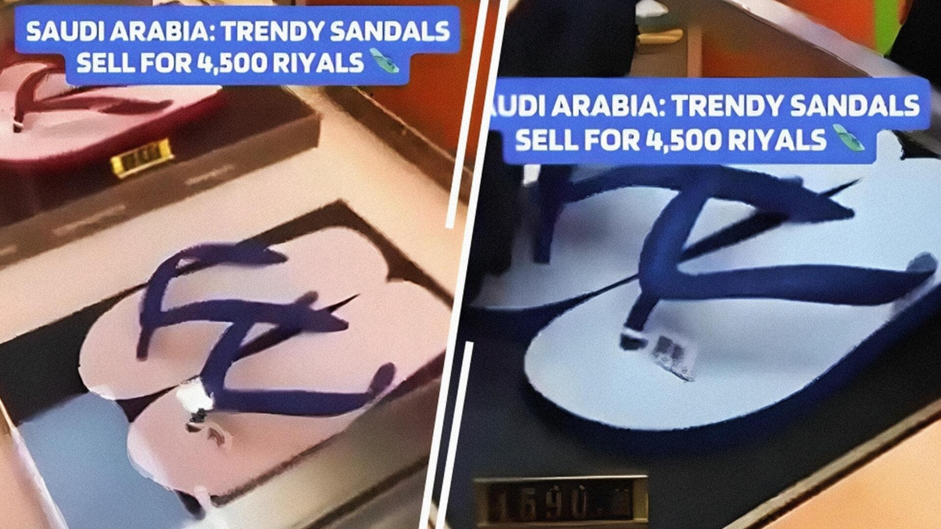 High-end fashion: Bathroom slippers priced at $1196 in Saudi Arabia