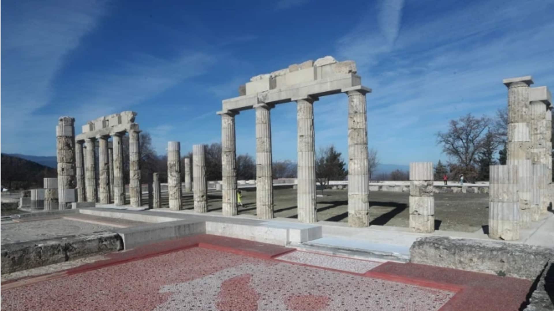 Alexander the Great's 2400-year-old palace reopens after restoration