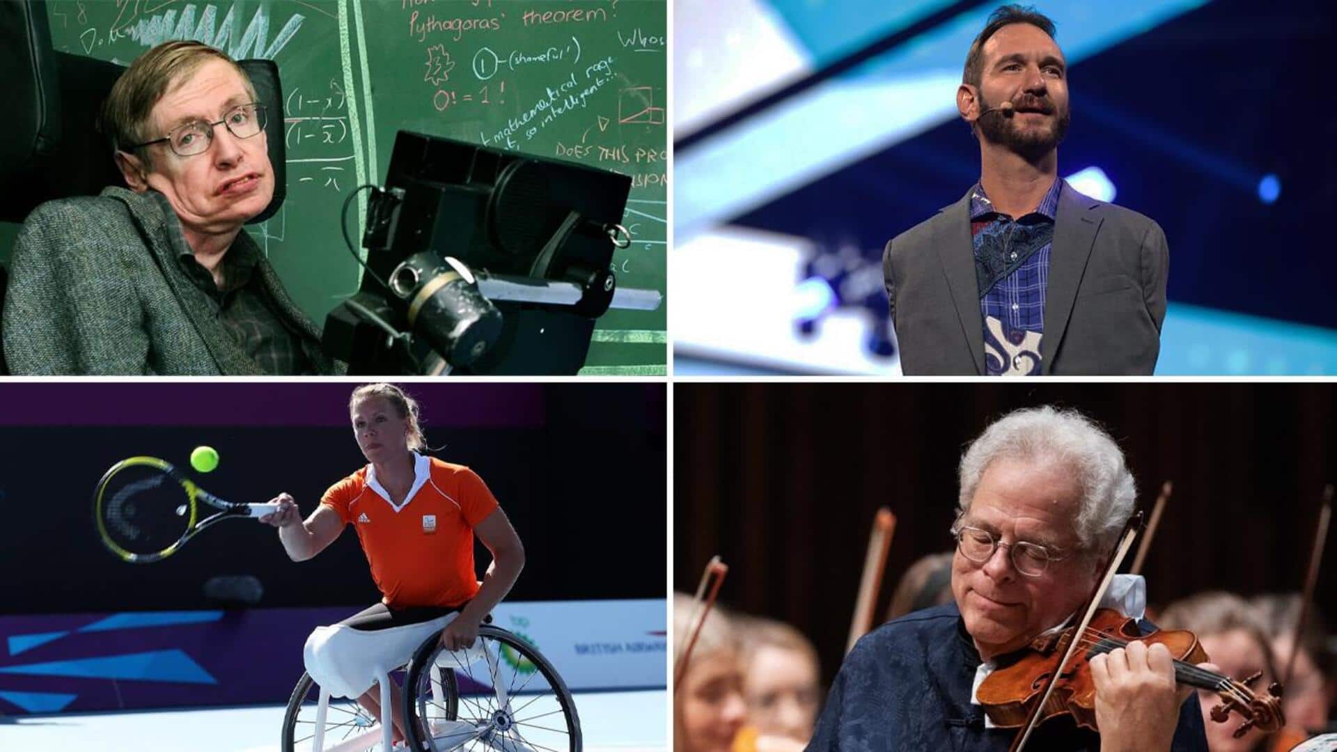 These personalities created history by defying their disabilities