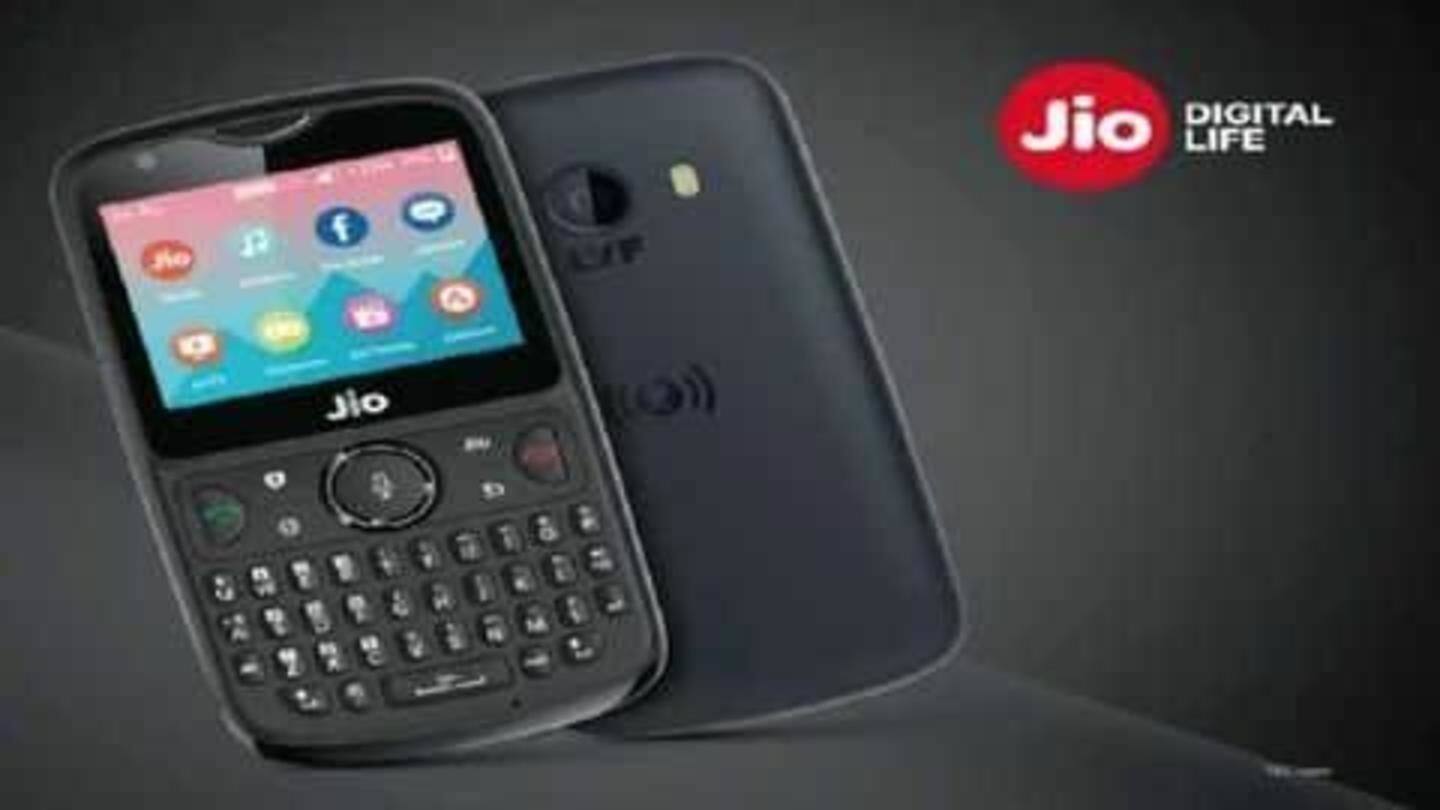 Jio announces open sale of JioPhone 2 from November 5-12 | NewsBytes