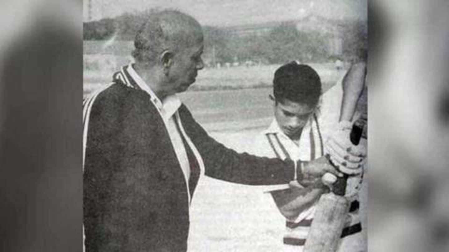 A nostalgic look at Sachin's equation with Ramakant Achrekar | NewsBytes