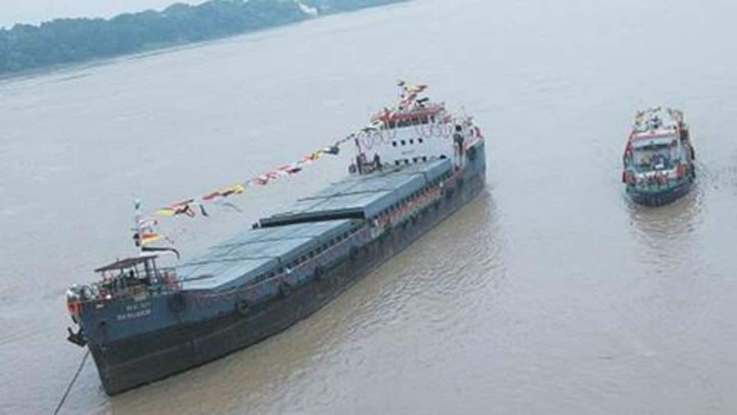PM Modi inaugurates India's first inland waterway: Details here | NewsBytes