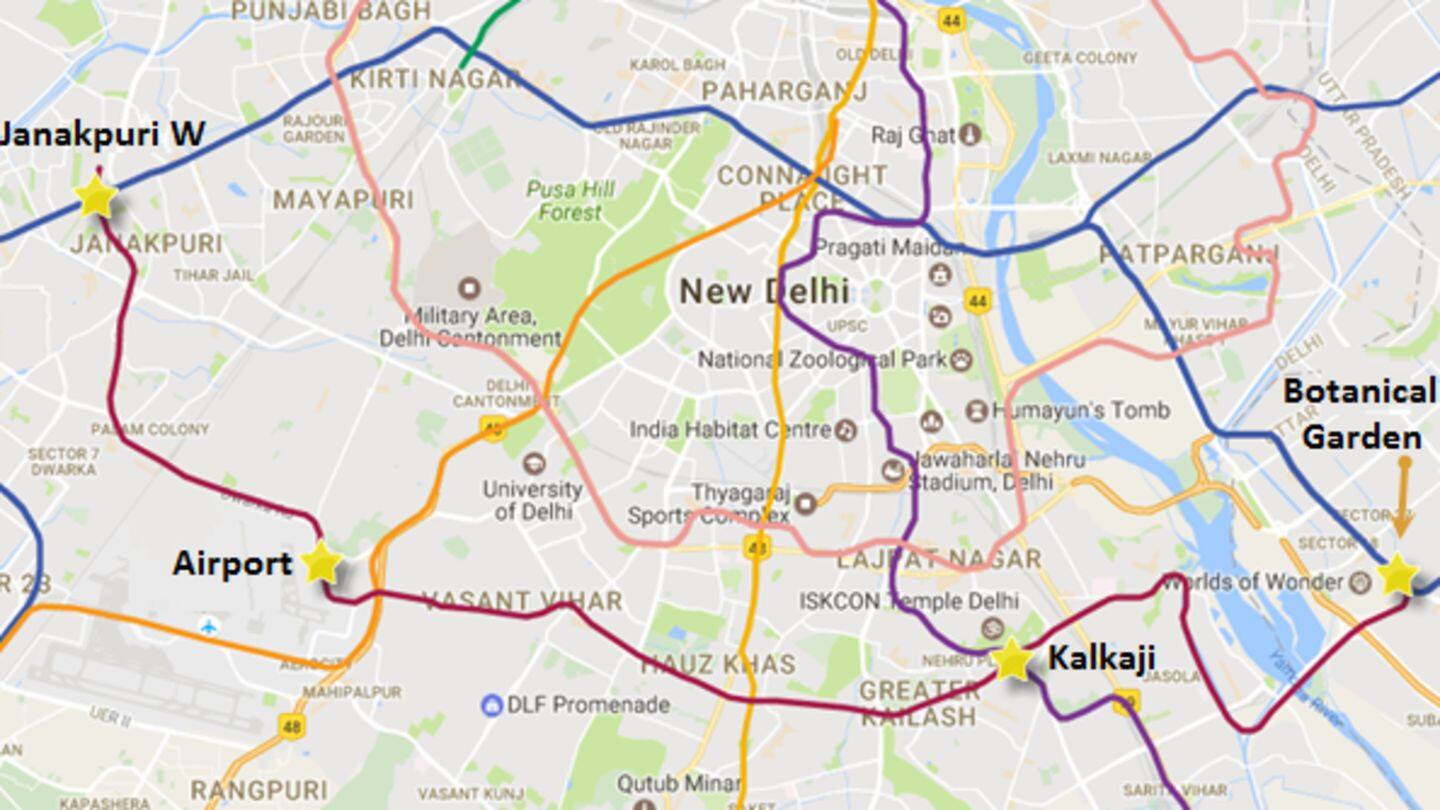 Delhi Metro's Magenta Line to be fully operational next week | NewsBytes